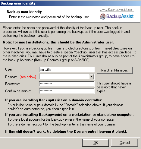 ntbackup BackupAssist Troubleshooting Center